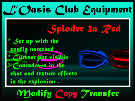 Second Life Marketplace - sploder 2a red